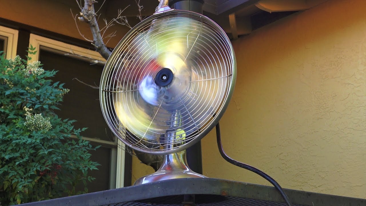 Minka Aire Metal Desk Fan Destruction - YouTube