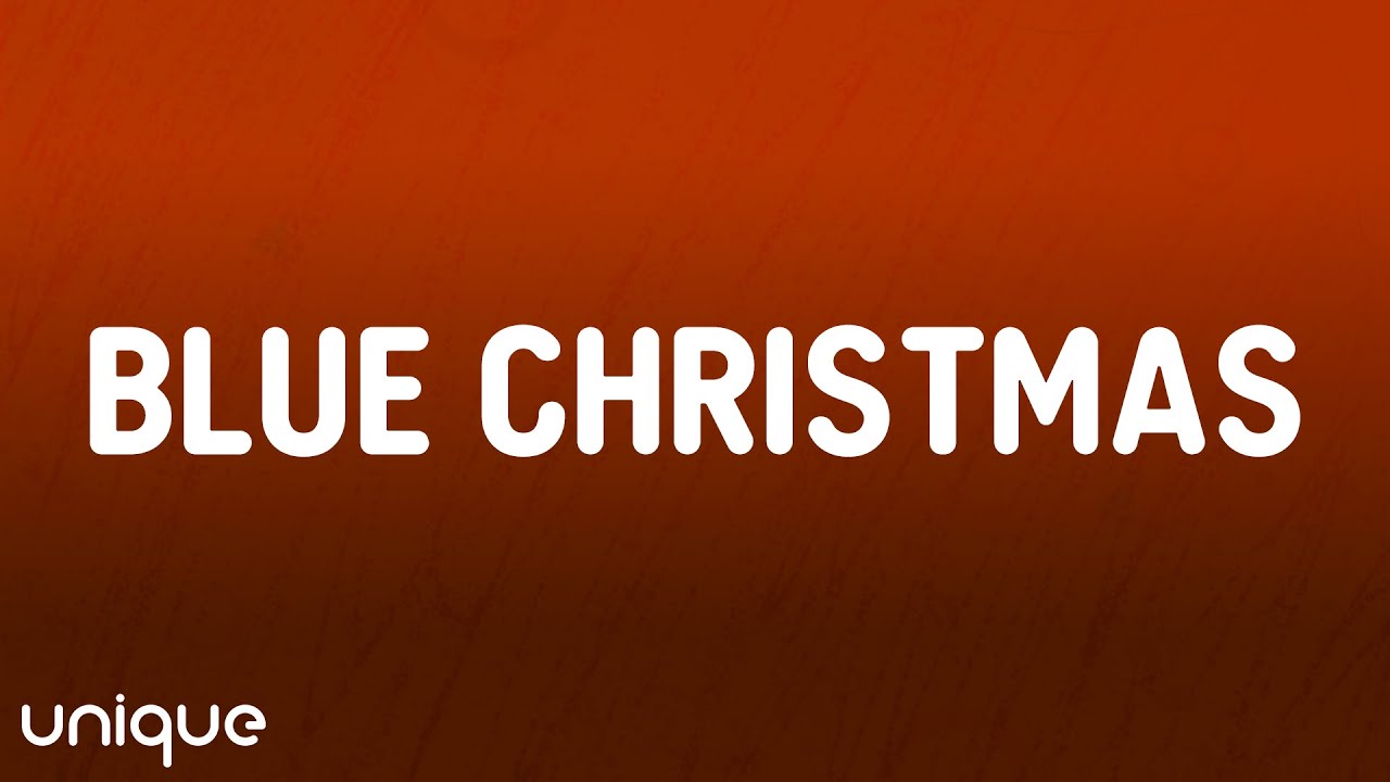Elvis Presley - Blue Christmas (Lyrics) - YouTube