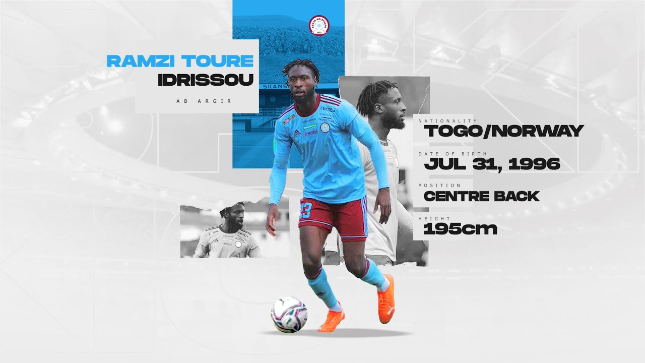 Ramzi Toure Idrissou AB Argir Centre Back 2023 Highlights - YouTube