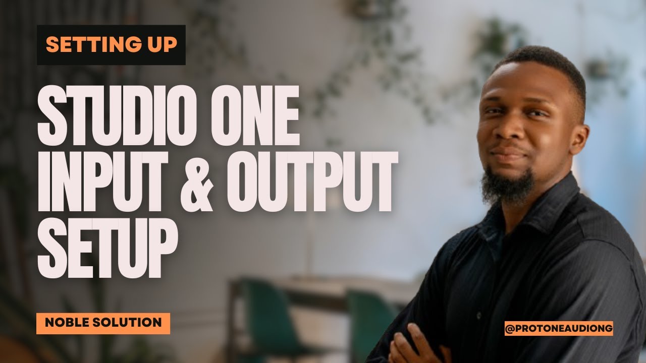 Setting Up Input and Output in Studio One - YouTube