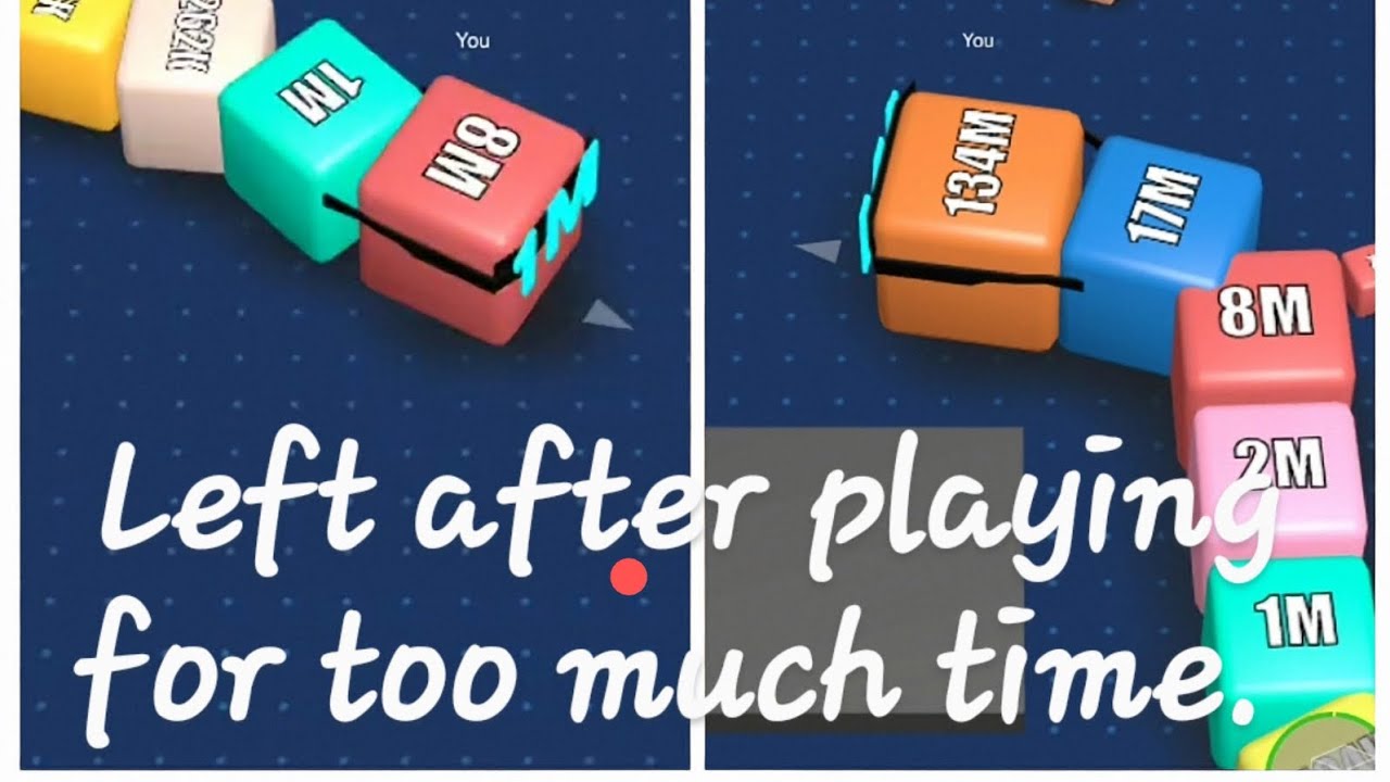 Cubes 2048.io. Progression! From 8M to 134M. Bro was tired so he paused ...