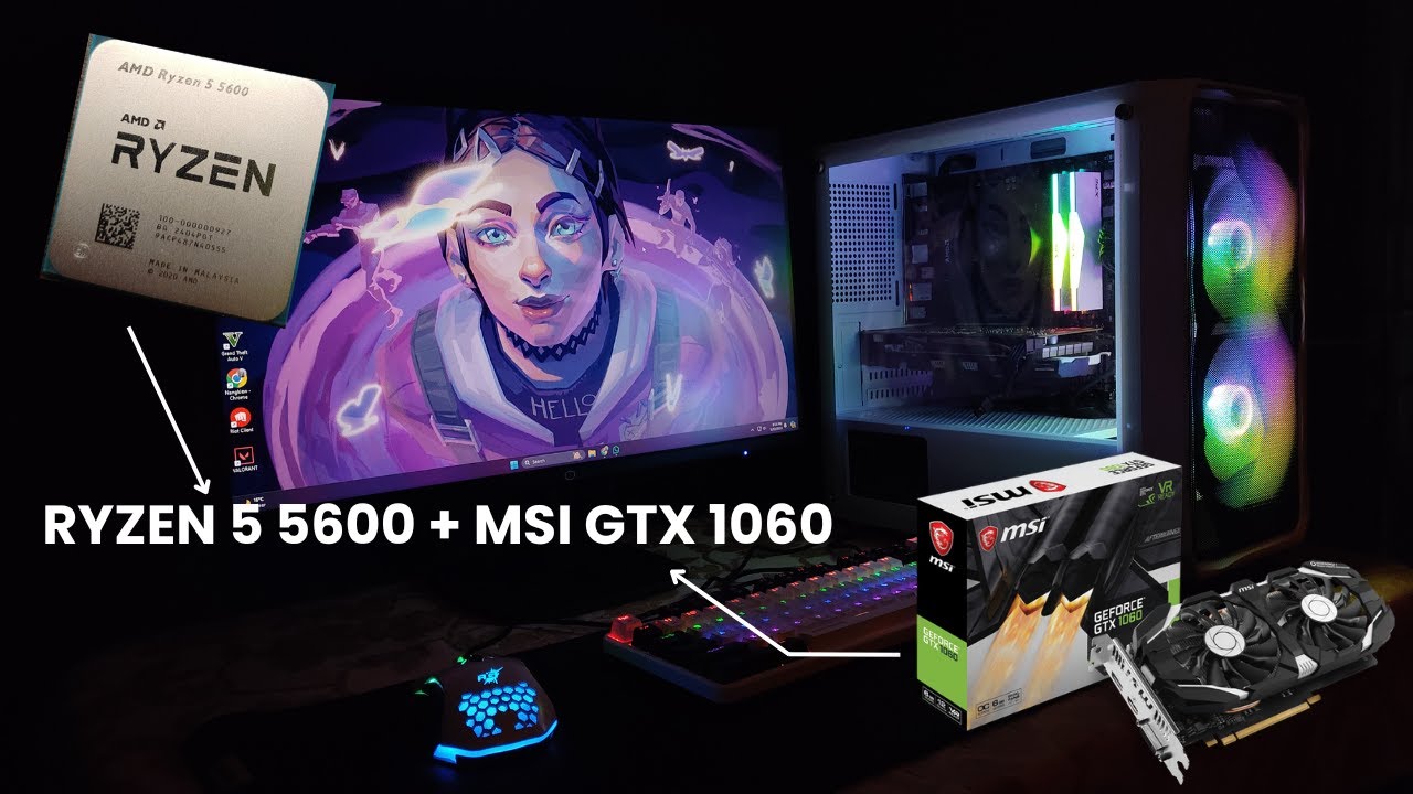 PC BUILD FOR THE FIRST TIME | | AMD RYZEN 5 5600 MSI PRO B550M-P GEN3 ...