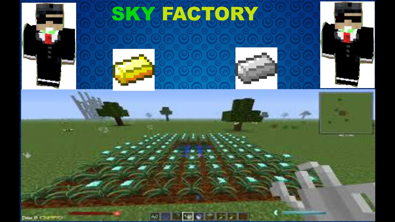 How To Make Iron & Gold Seeds (SKYFACTORY 2)[MODDED MINECRAFT] - YouTube