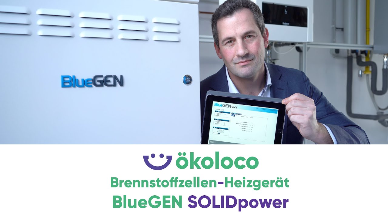 SOLIDpower BlueGEN Brennstoffzelle | ökoloco - YouTube