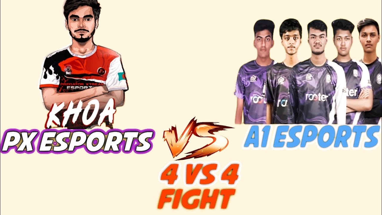 A1 ESPORTS VS PX ESPORTS in ERANGEL | XBCL-100K PRE-FINAL - YouTube