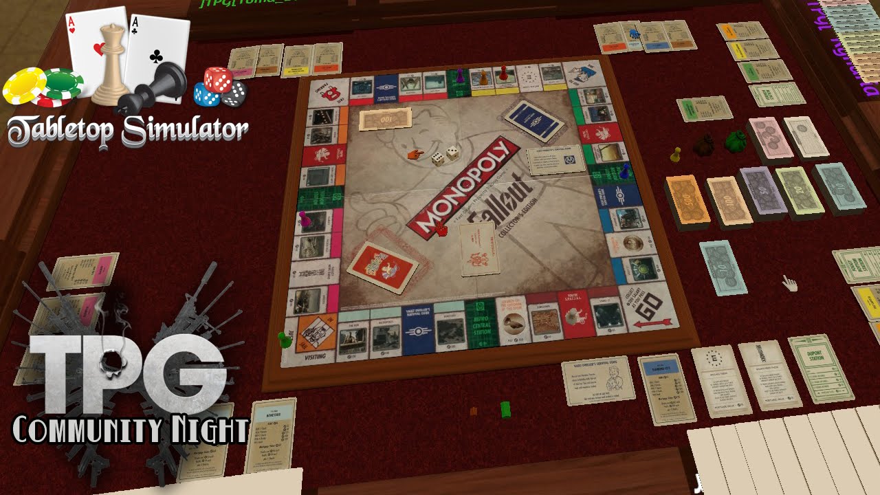 ]TPG[ Community Night - Tabletop Simulator - Fallout Monopoly - YouTube