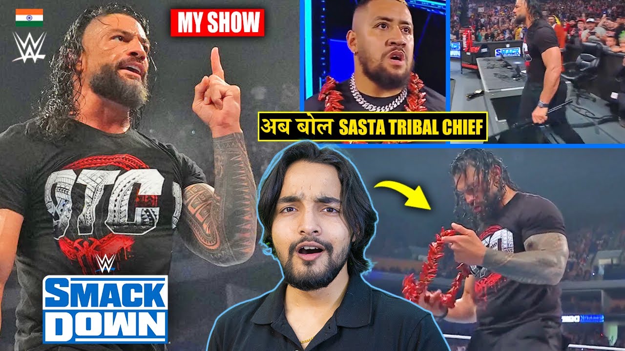 'ANGRY Roman Reigns😡🔥' The Original Tribal Chief Teaches Solo Sikoa ...