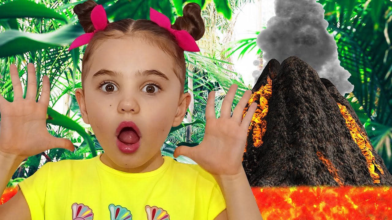 Floor Is Lava and More Fun Kids Songs | Sing Along with Polina Fun ...
