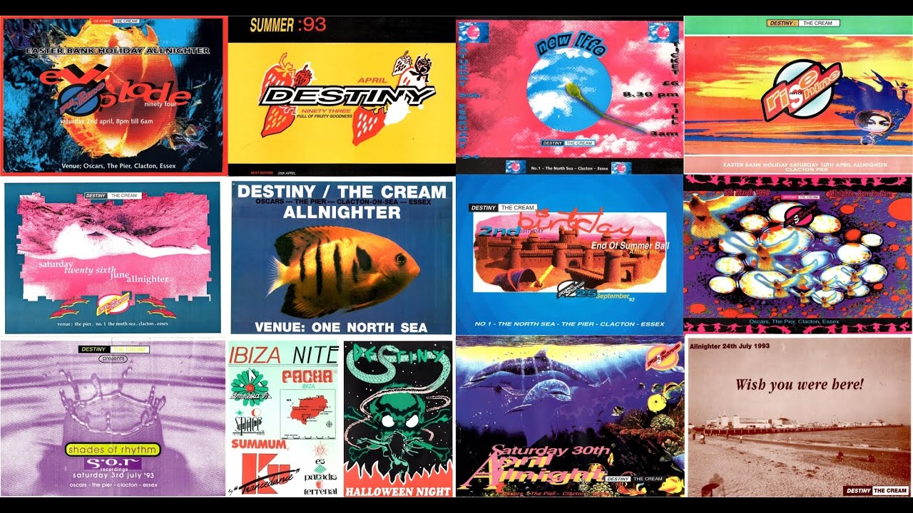 DJ Choci Live @ Destiny / The Cream, Oscars, Clacton Pier 27/11/1993 ...