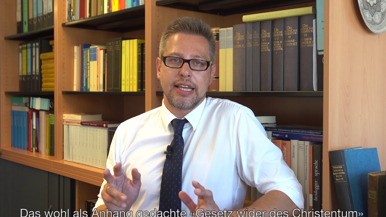 Sebastian Kaufmann zu Nietzsches "Antichrist" (Nietzsche-Ausstellung ...