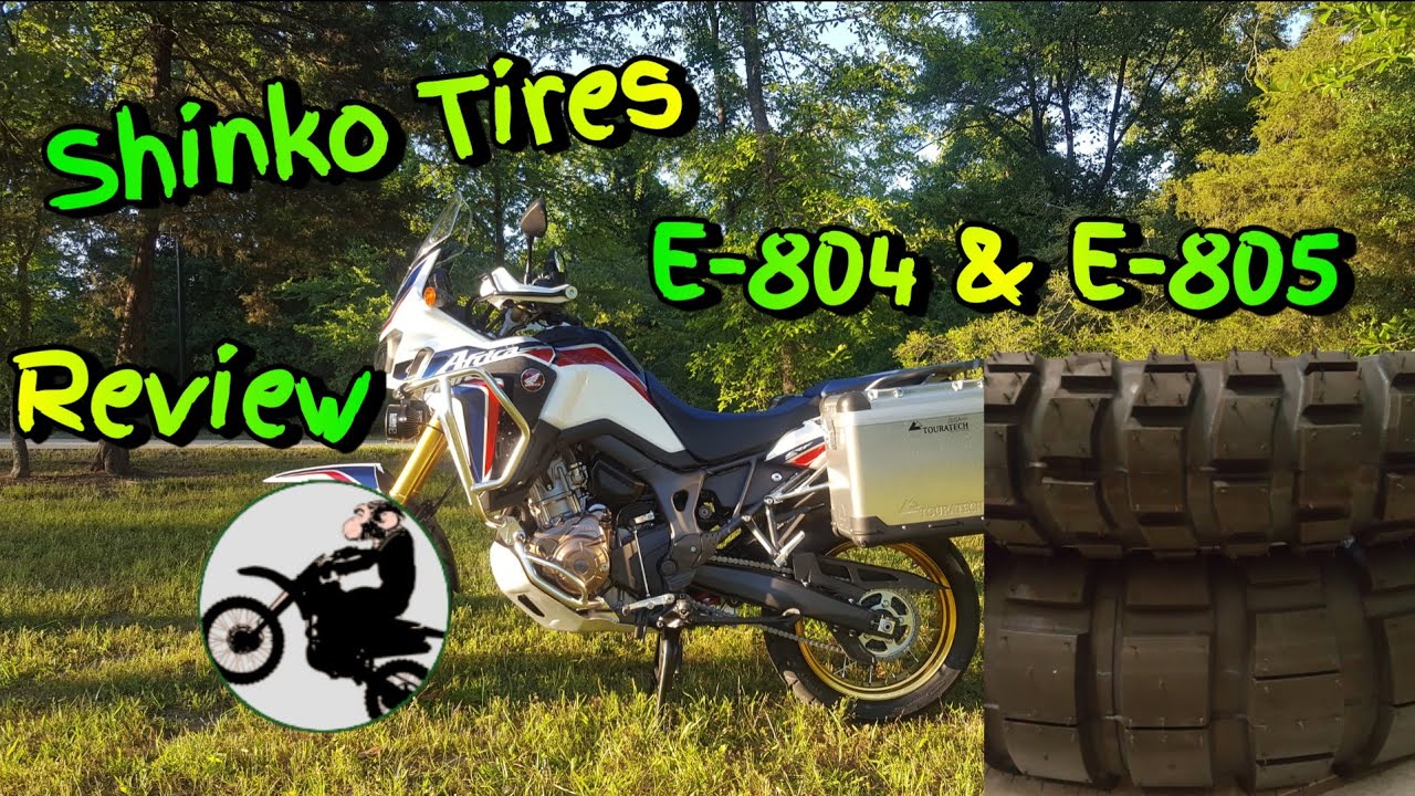 Shinko E-804 & E-805 Motorcycle Tire Review - YouTube