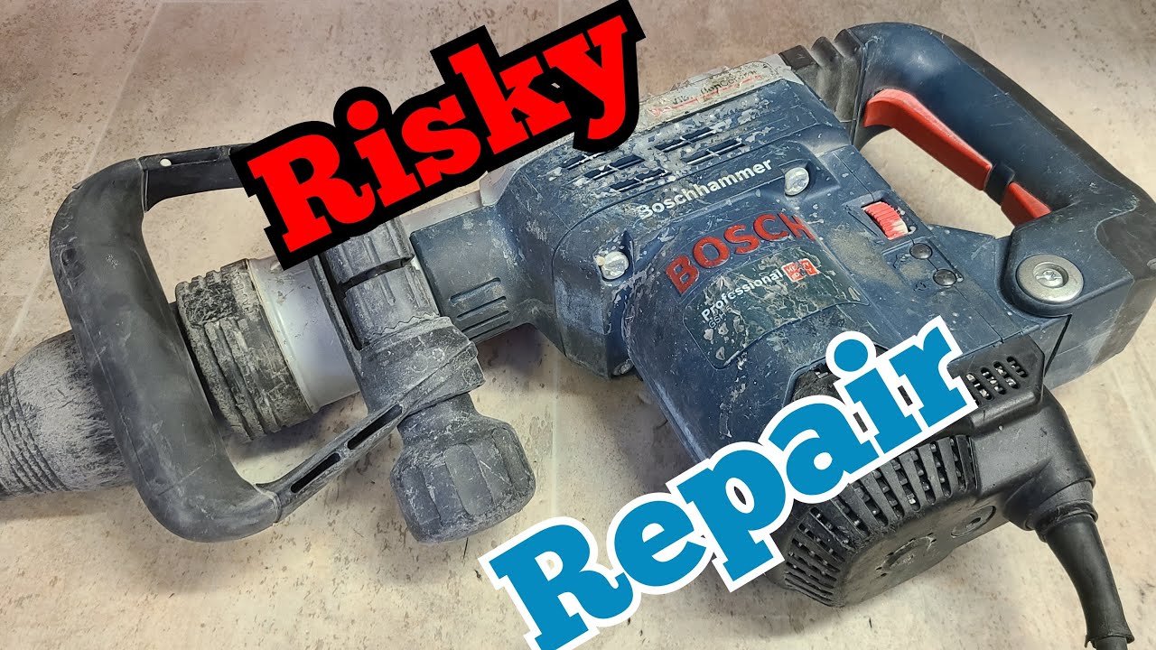 Attempting to repair Risky bosch hammer - YouTube