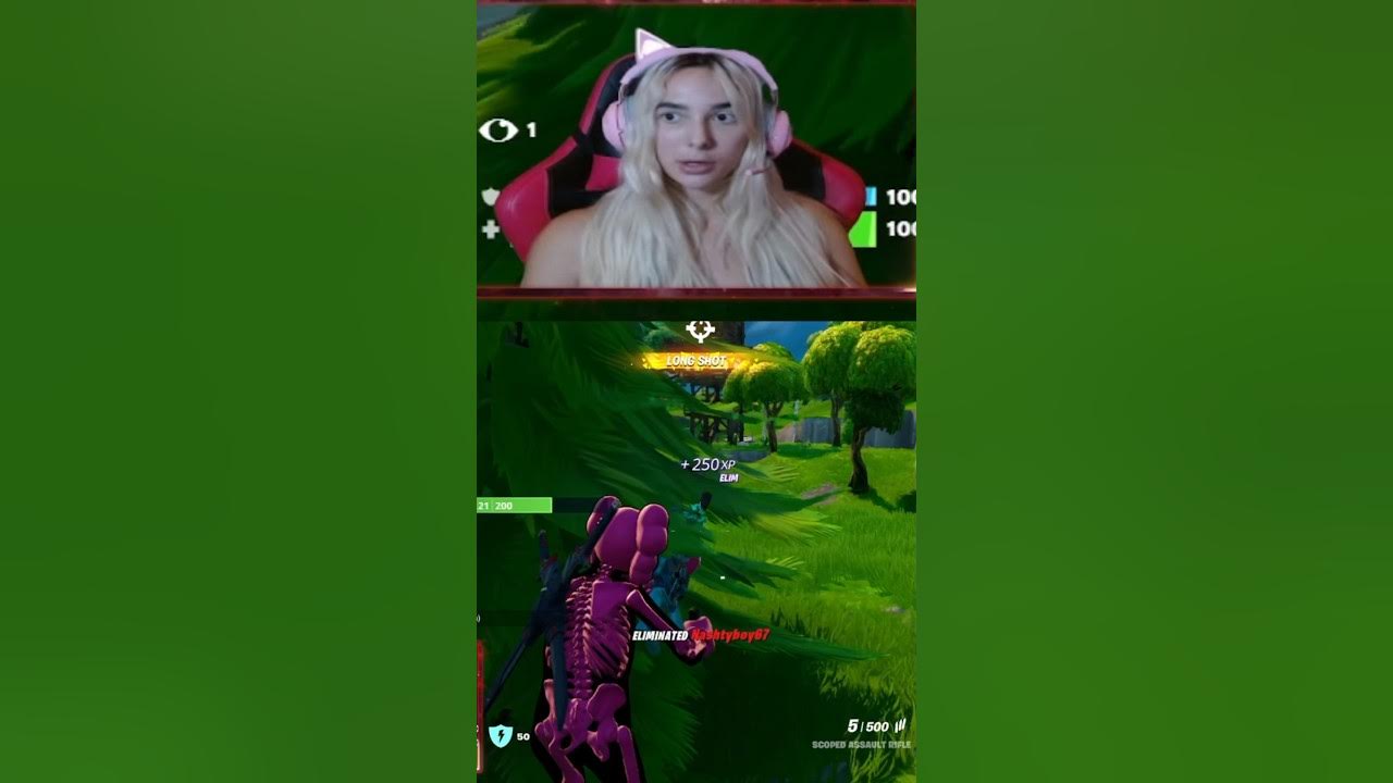 That aim 😂 #gamergirl #fortnite - YouTube