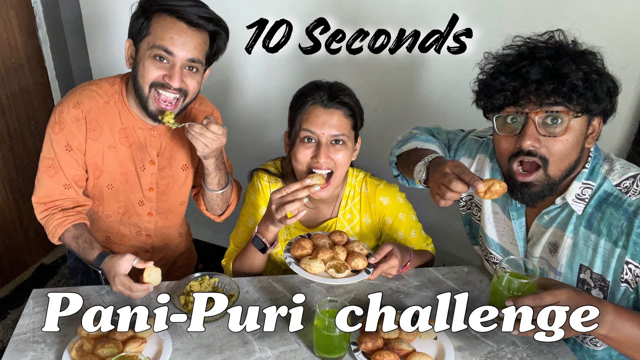 PANI-PURI 10 Seconds Challenge | Yuso React | Yuvraj | Shree | Rohan - YouTube