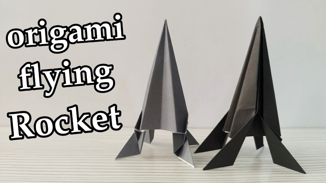 Origami Rocket || How to Make a Paper Rocket Launcher - YouTube