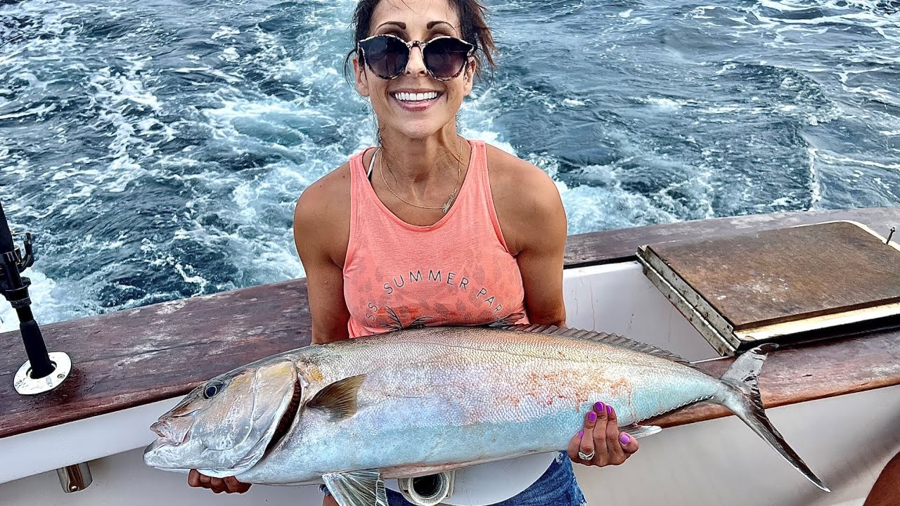 Offshore Fishing for Big Amberjack (Then made fish tacos) - YouTube