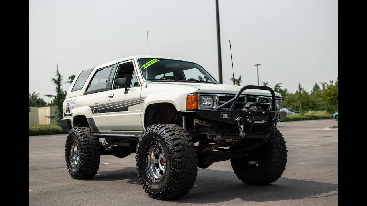 SAS 1986 Toyota 4Runner 3.4L V6 - YouTube