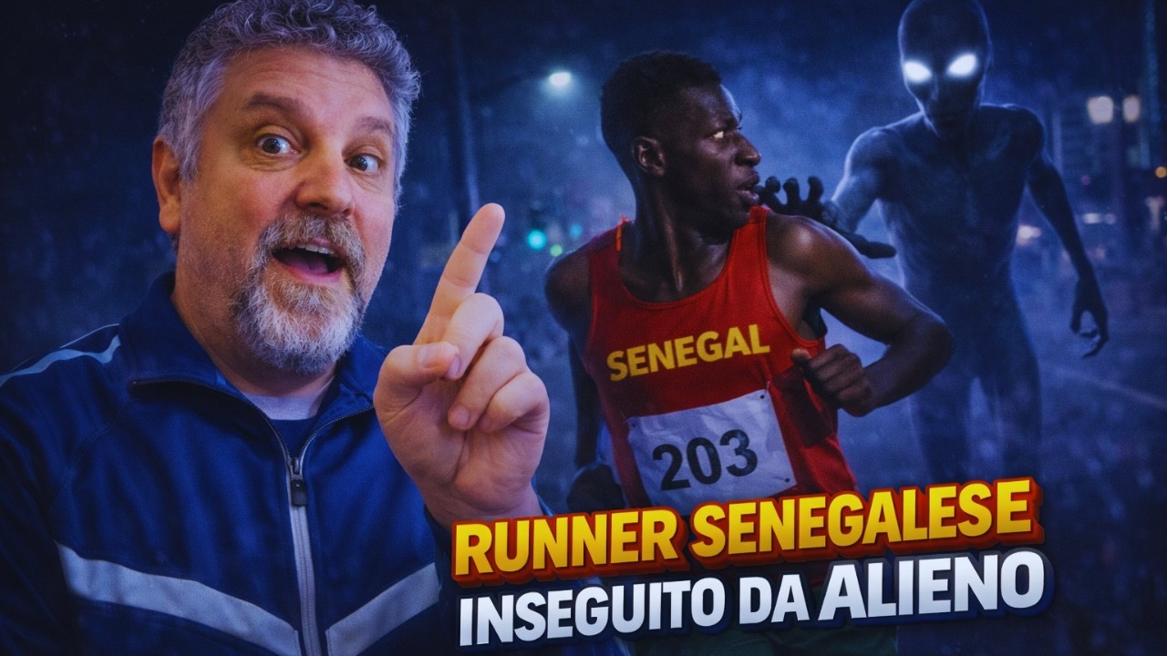 Runner senegalese inseguito da un alieno - YouTube