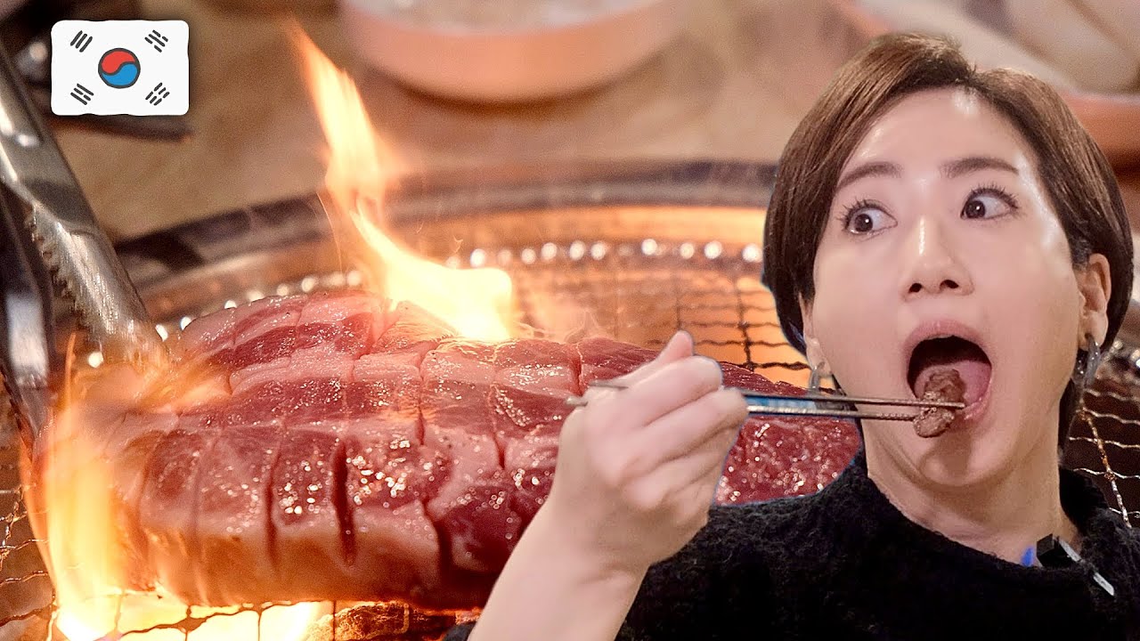 [Korean Food] Charcoal grilled Chicken necks & Pork shoulder - YouTube