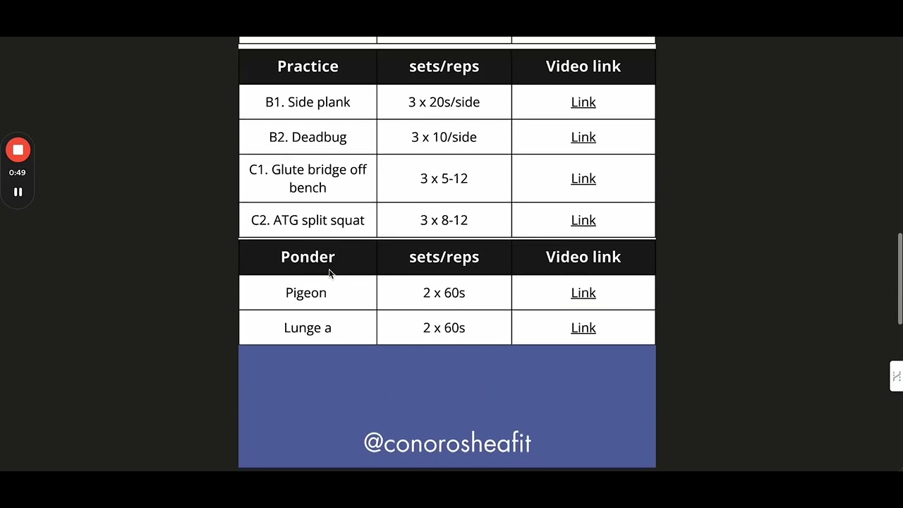 Low back program overview - YouTube