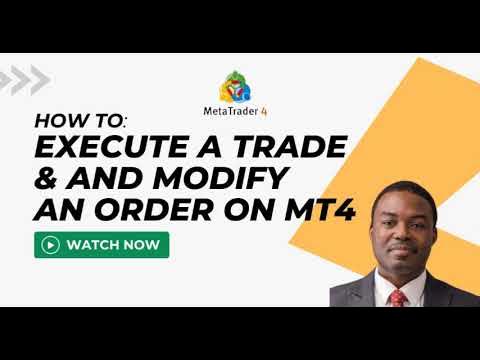 How To: Execute Trades & Modify Orders in MT4 (Step-by-Step) I Mt4 Forex Trading for Beginners ...
