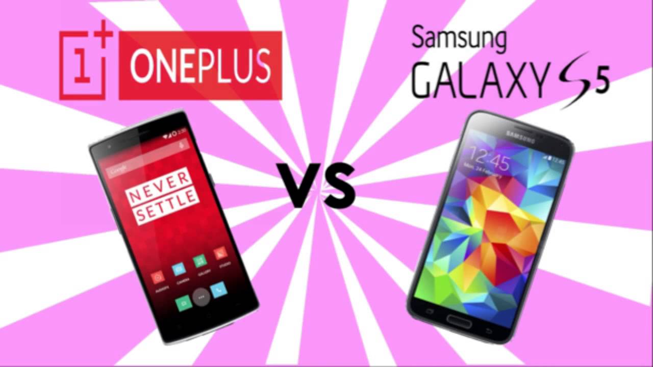 OnePlus One vs Samsung Galaxy S5 - YouTube