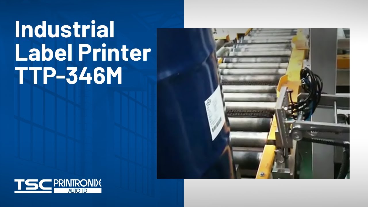 TSC Industrial Label Printer: TTP-346M Pro - YouTube