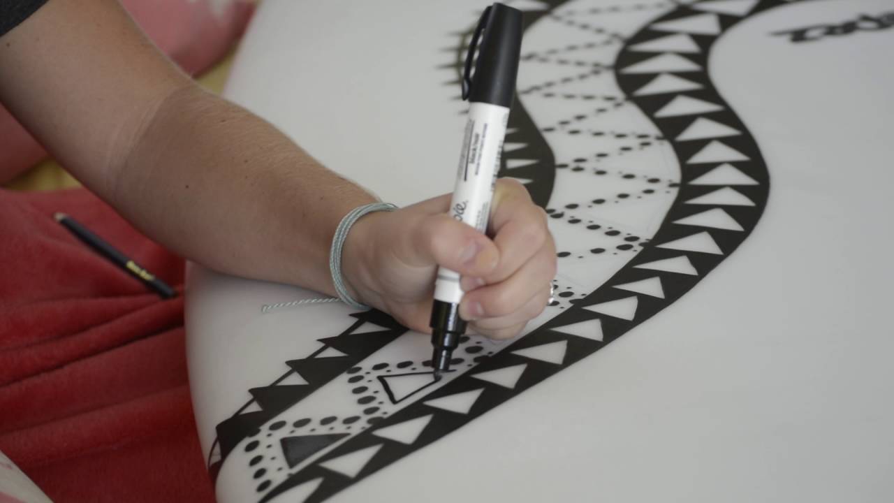 How to Grom Your Surfboard: Niho Mano (Polynesian Tattoo Pattern) Using ...