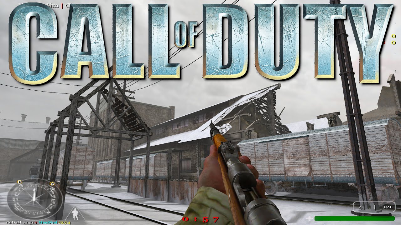 Call of Duty 1 Multiplayer In 2021 Mp_Railyard Gameplay | 4K - YouTube