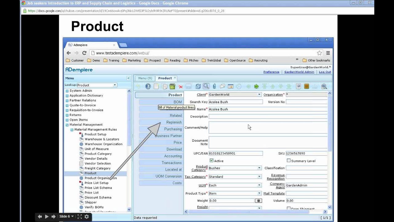 Job seekers Introduction to ERP and Supply Chain and Logistics - YouTube