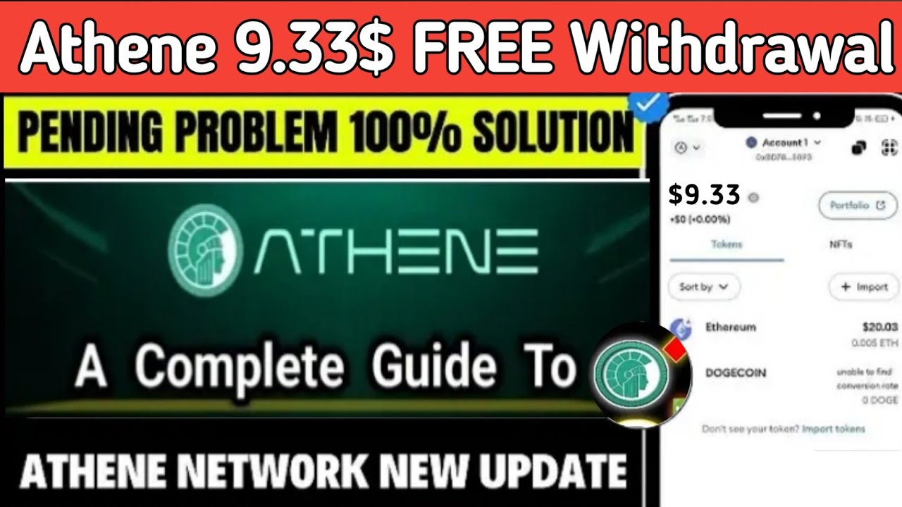 Athene Network New Update | How to Get 19$ Free in Athene Network | How to Claim Ath in Meta ...