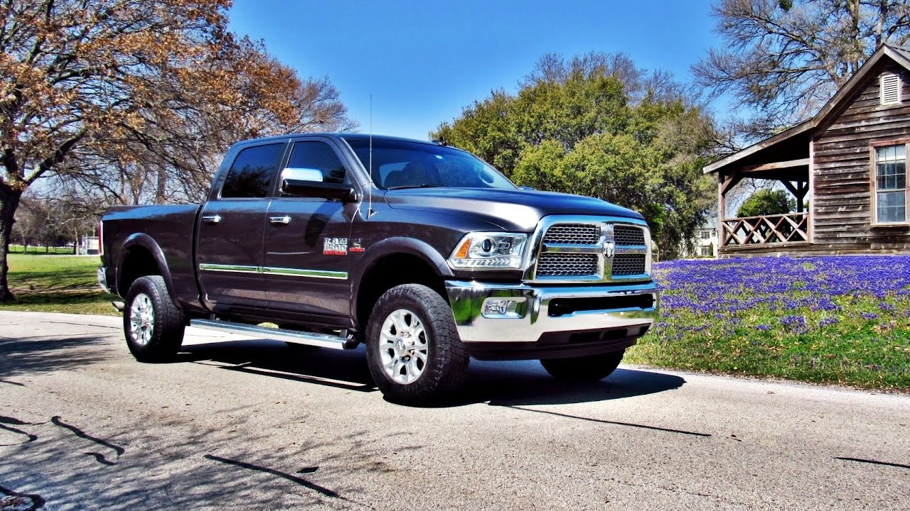 2015 Dodge Ram 2500 Laramie Crew Cab 6.7L Cummins Turbo Diesel 4x4 Low ...