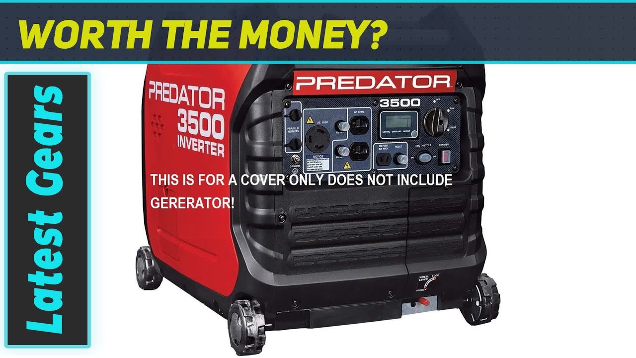 Predator Inverter 3500 Watt Generator Cover - Protect Your Investment ...