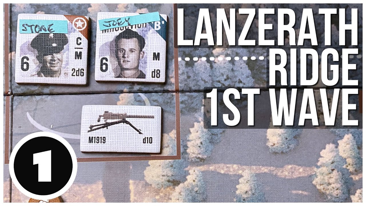 Lanzerath Ridge Playthrough - 1 | DVG Dan Verssen Games | Wargame ...