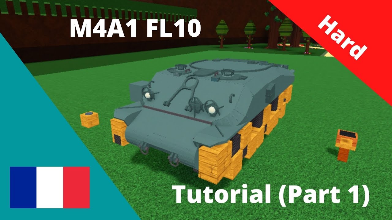 Detailed M4A1 FL10 Tank Tutorial (Part 1) | Build A Boat for treasure ...