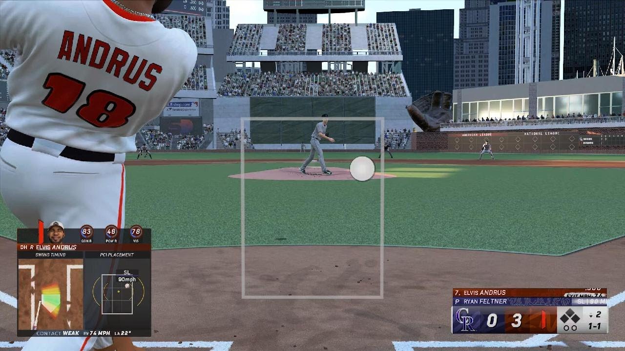 MLB The Show 24 - Another Rare Triple In A Created Stadium! - YouTube