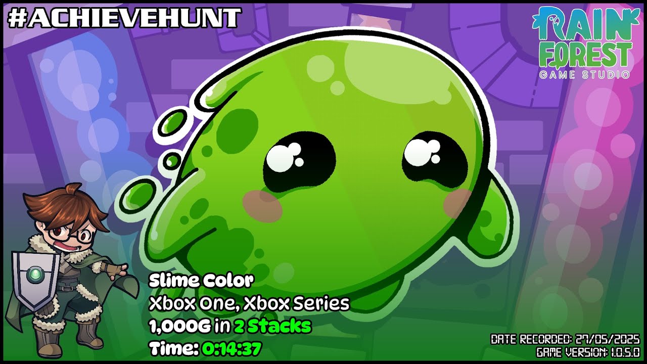 #AchieveHunt - Slime Color (Xbox One, Xbox Series) - 1,000G in 14m 37s ...