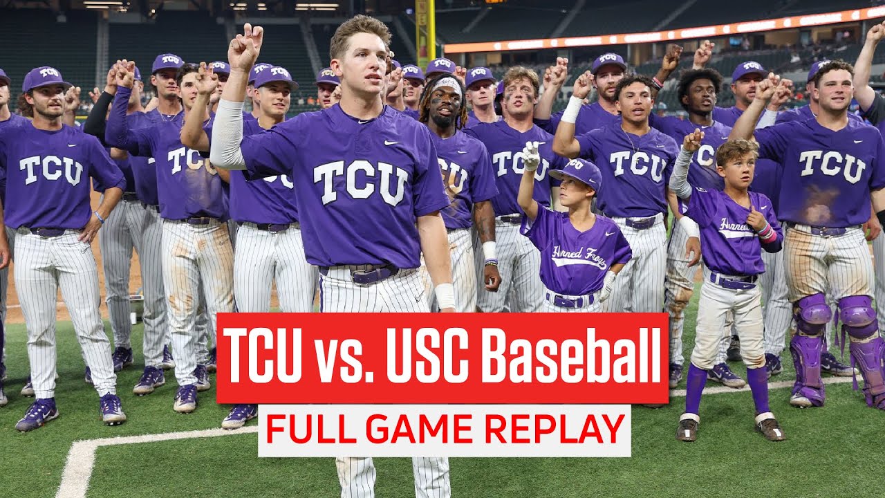 TCU Baseball vs USC Full Game Replay | 2024 Kubota College Baseball ...