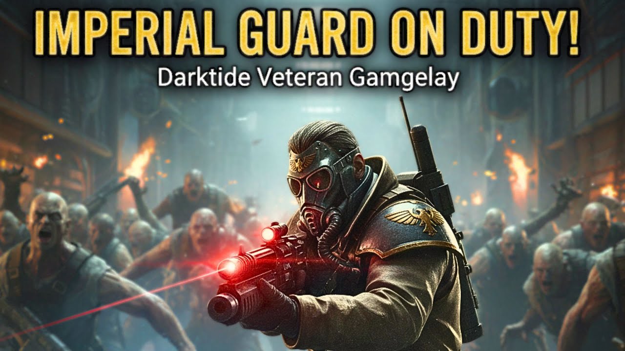 Astra Militarum Precision! 🤯 Darktide Veteran Headshots Warhammer 40k ...