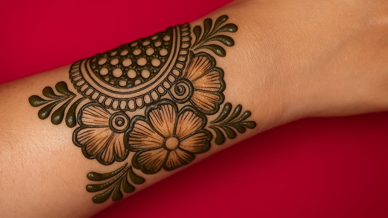 Easy mehandi design 2025 |Very Simple mehandi design | Back hand ...