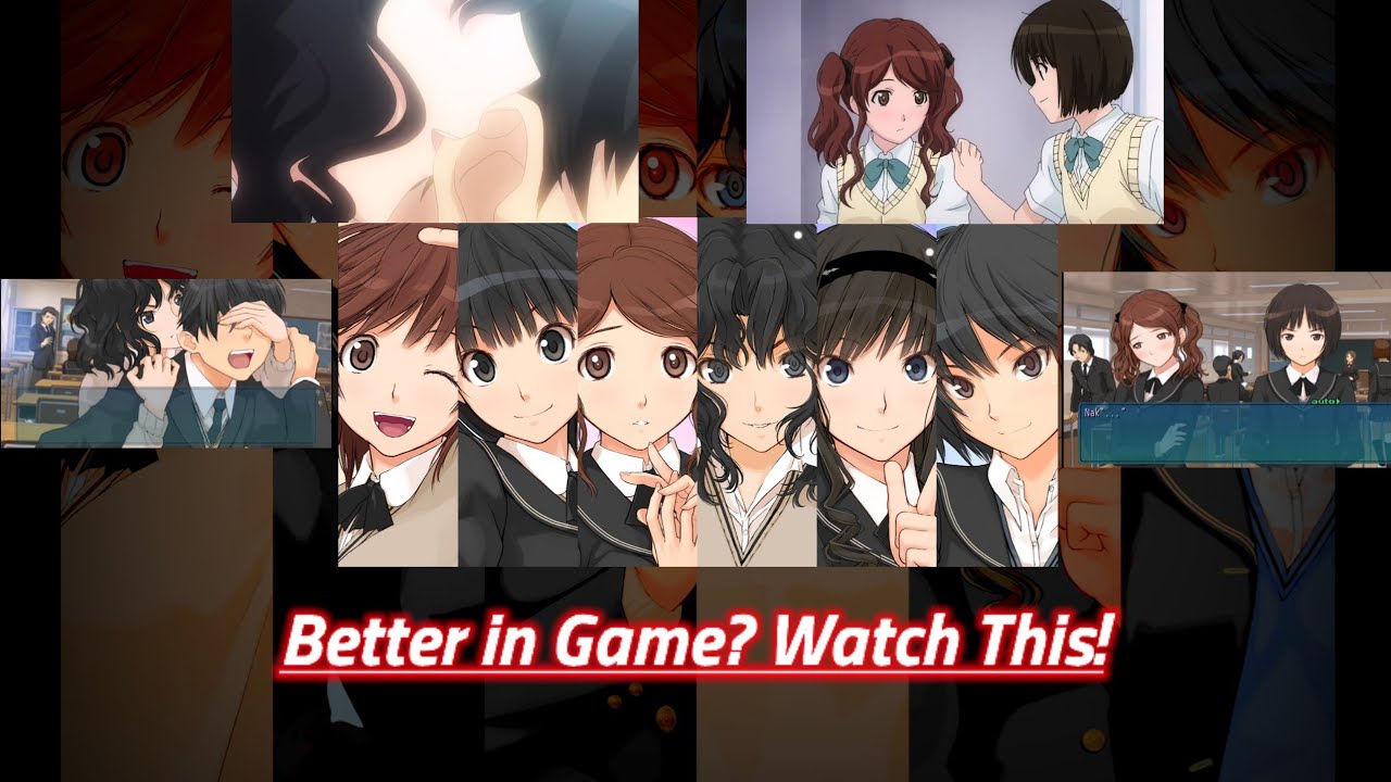 Amagami SS Scene Comparison: Anime or Game? | Part 1 - YouTube