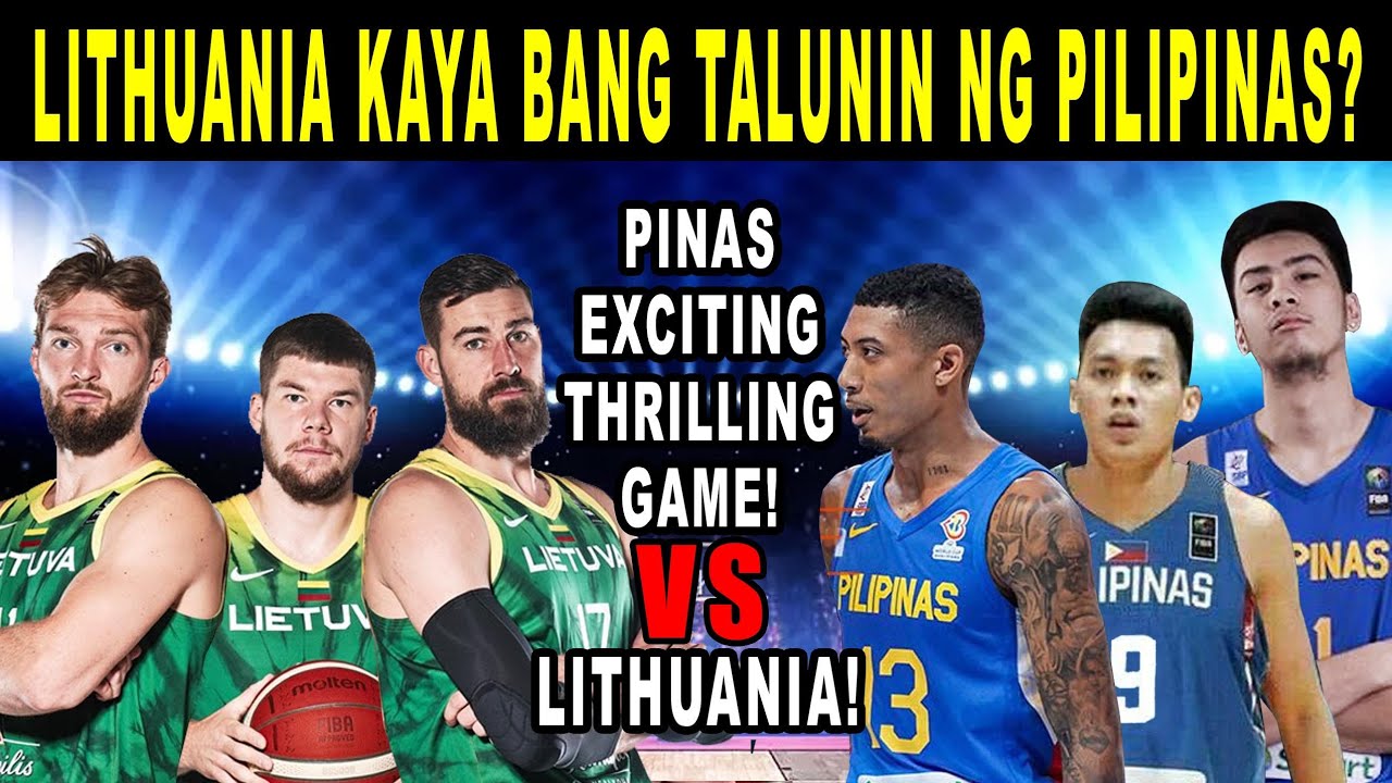 GILAS PILIPINAS vs LITHUANIA - FIBA World Cup 2023 - NBA 2K Simulation ...