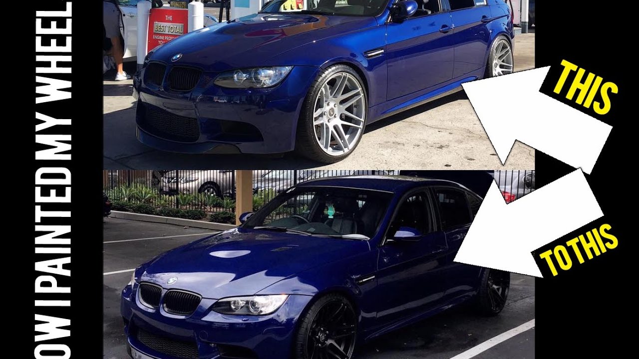 SPRAY PAINTING MY WHEELS?! - YouTube