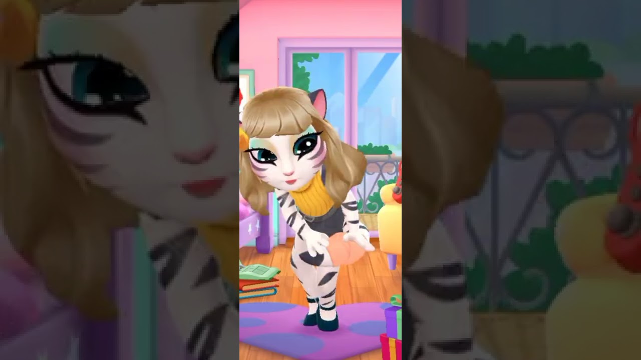 My talking Angela 2 cuti puppy eyes😢😢😢 tik tok trending 💛🖤 - YouTube