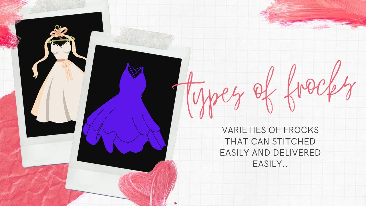 Different types of frocks that you can order online - YouTube