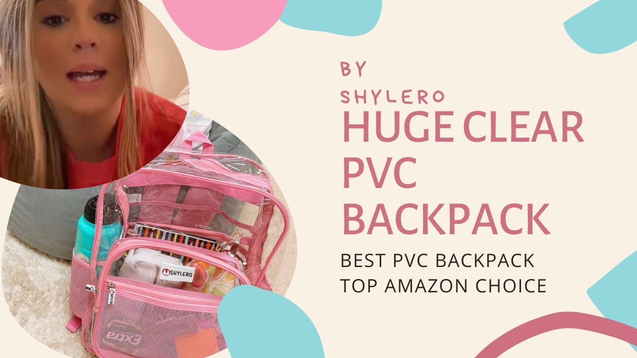 SHYLERO CLEAR PVC BACKPACK REVIEW BY @MISSKAITCLASSROOM! - YouTube