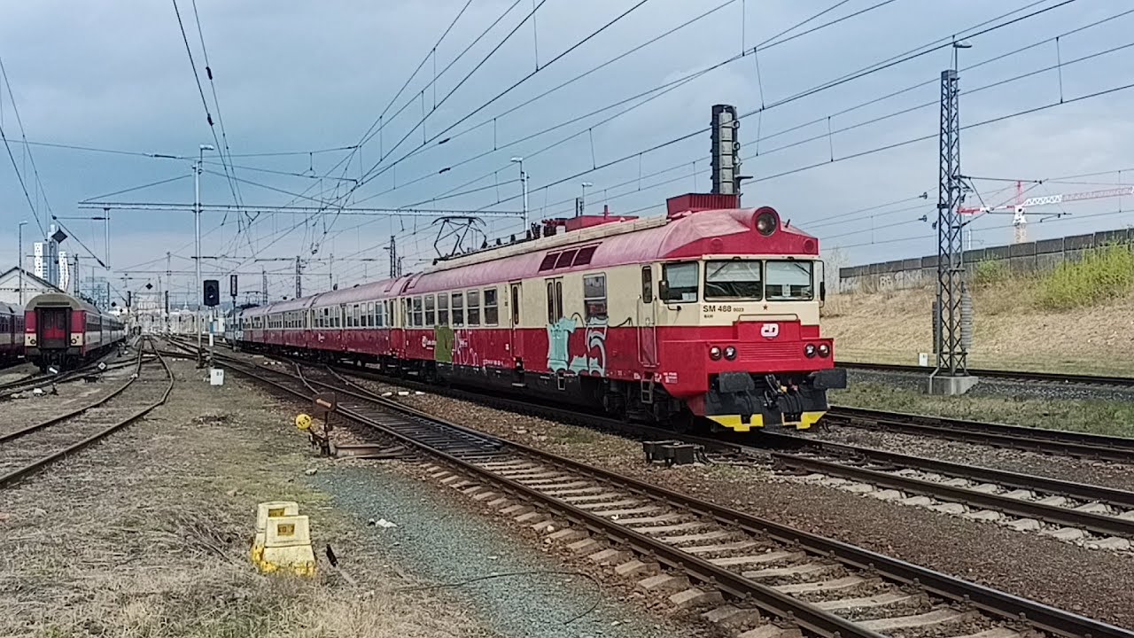 Vlaky Brno Horní Heršpice 15.4.2022 - YouTube