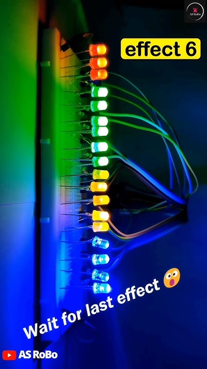 diy dancing LEDs | LEDs cool effects | led chaser circuit simple ...