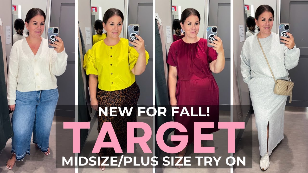 HUGE Target Try On Fall 2024 | Midsize/Plus Size Target Try On | The Dressing Room Diaries is ...