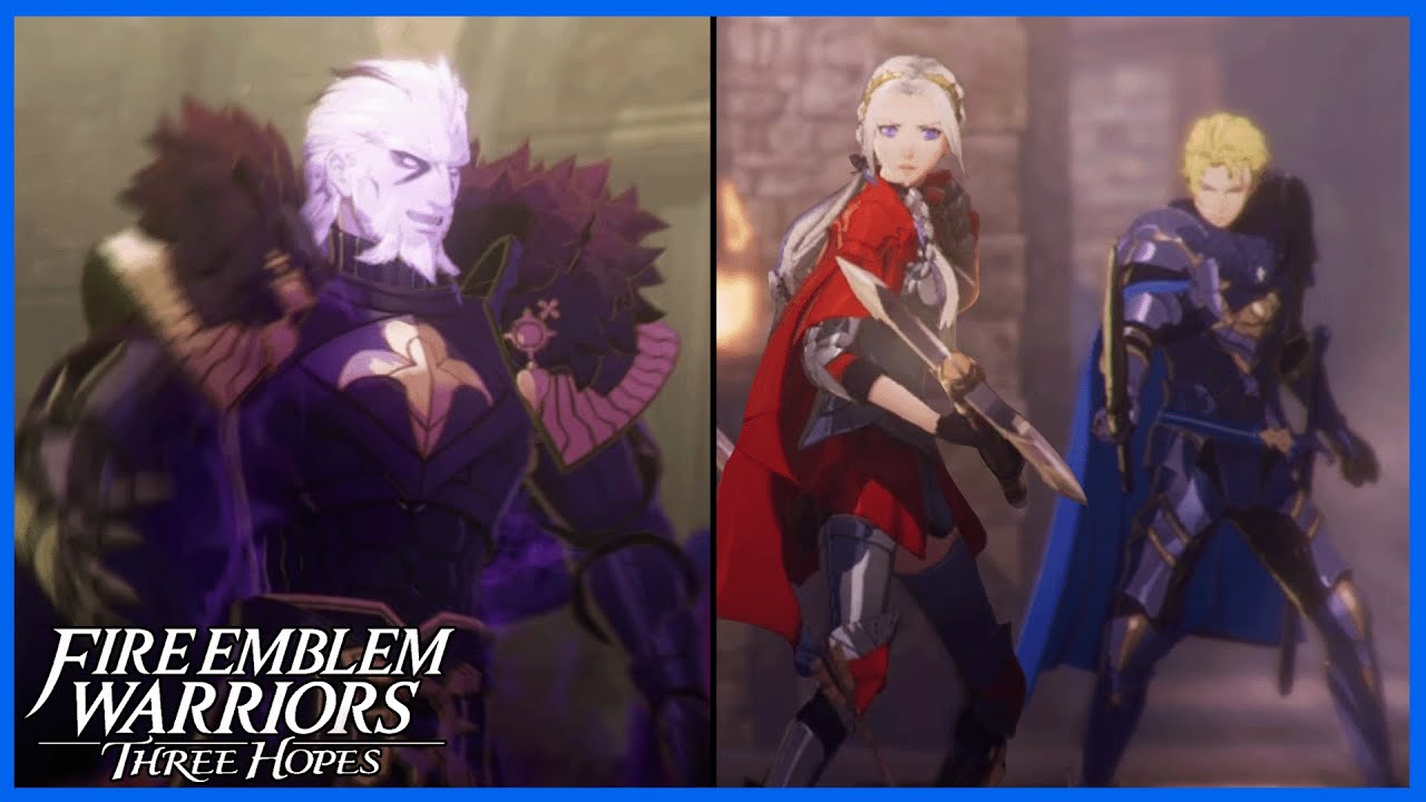 Edelgard vs Dimitri vs Thales cutscene - Fire Emblem Warriors Three ...